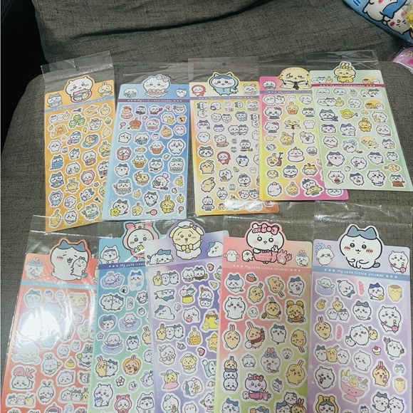Toys | 1 Pack Chiikawa Sticker Sheets Bundle | Poshmark
